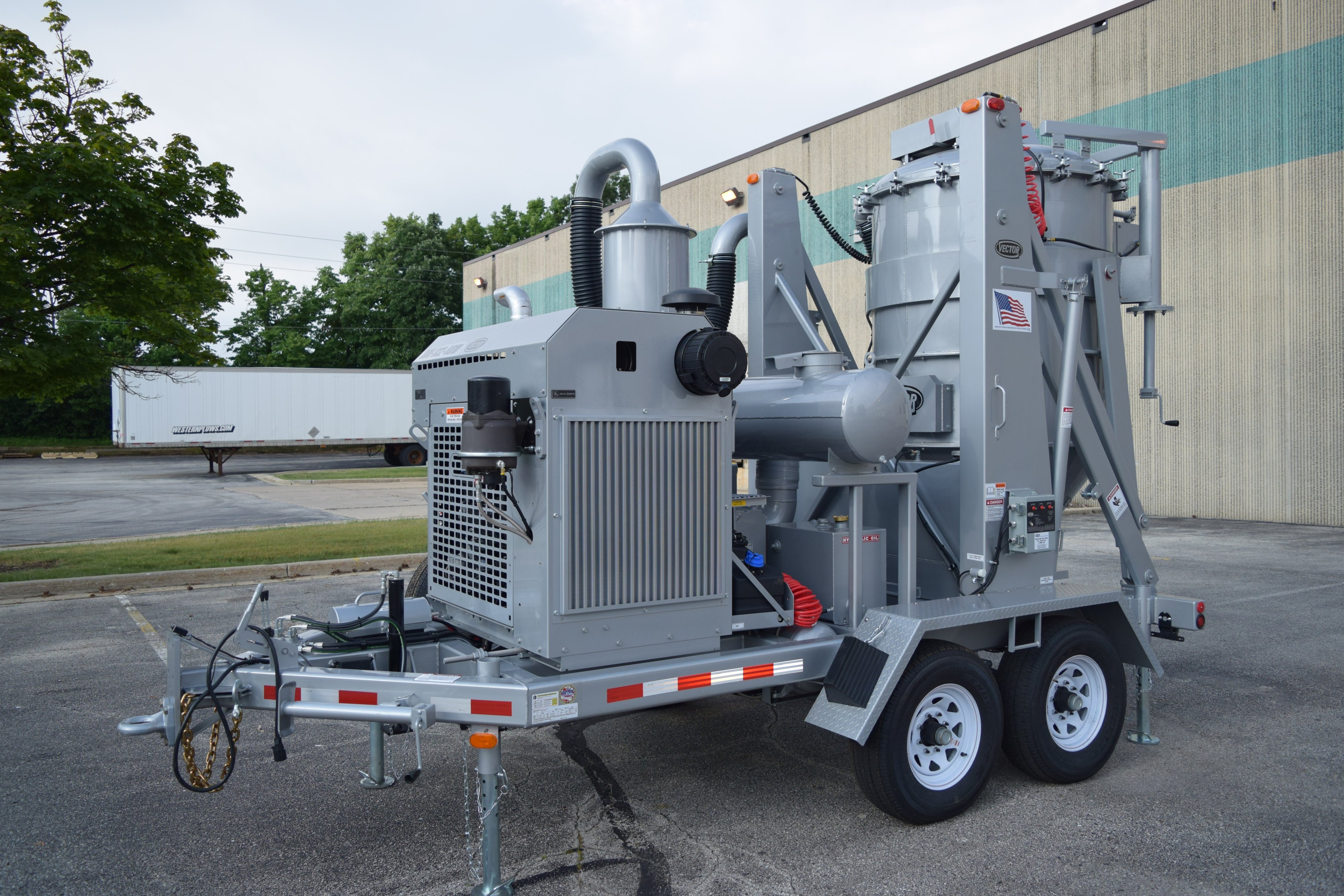 VecLoader | Trailer-Mounted Industrial Vacuum Loader